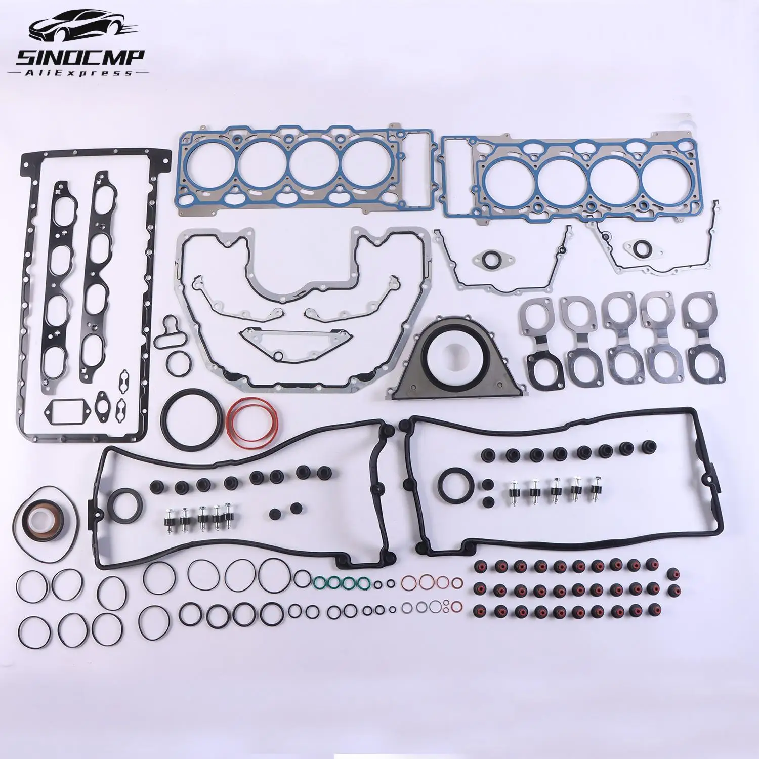 1 Set Engine Rebuild Overhaul Gaskets Kit For BMW 545i 645Ci X5 E53 E60 ...