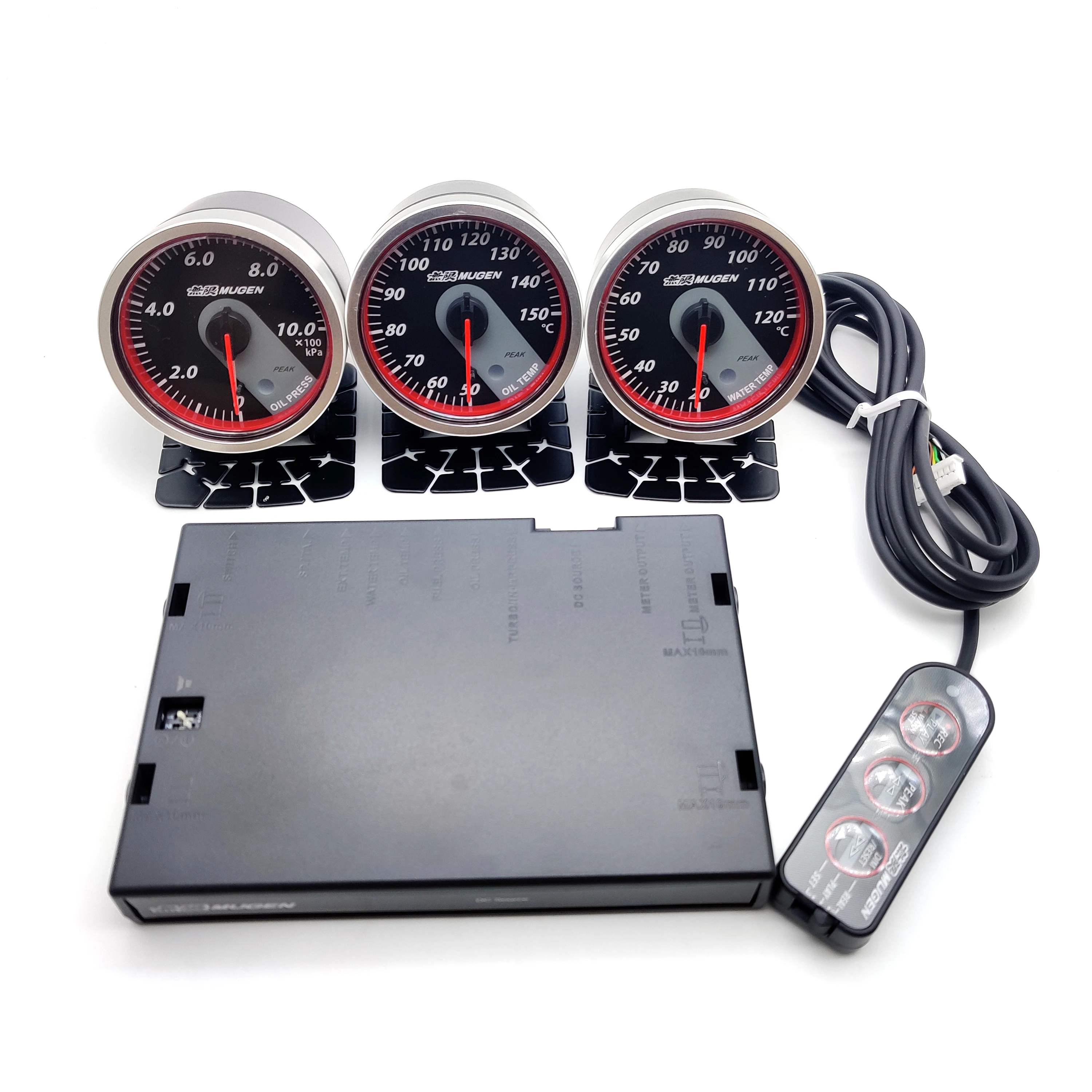 MUGEN-assist-Meter-water-temp-oil-temp-oil-press-Control-unit-triple ...