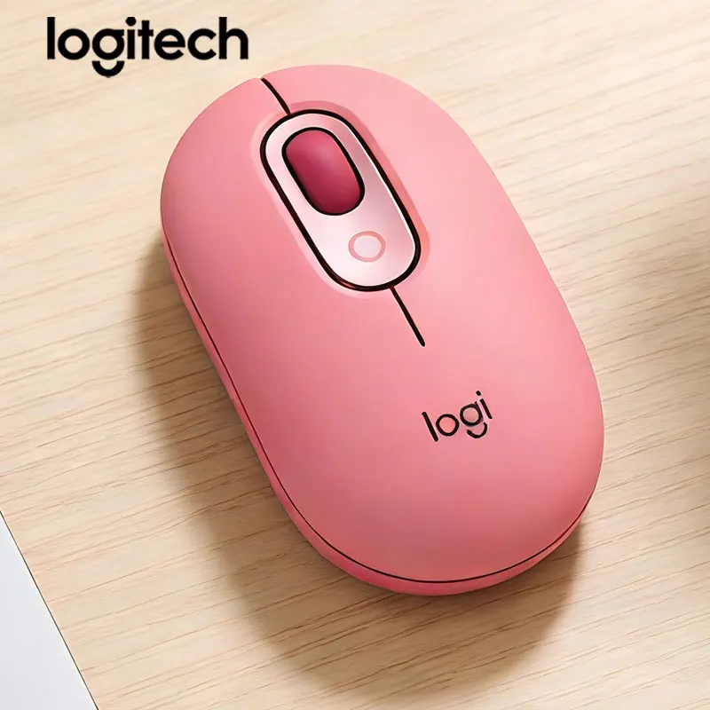 Logitech M350pop cute mouse wireless dual-mode mute, compatible with ...