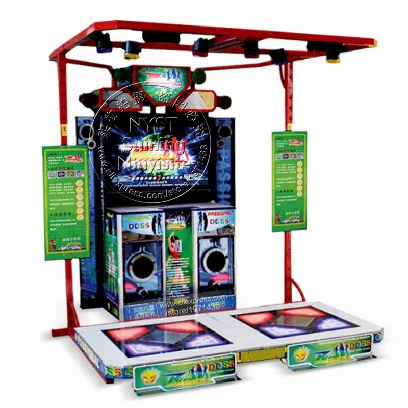 2-Players-Music-Dancing-Game-Amusement-Center-Indoor-Sport-Coin ...
