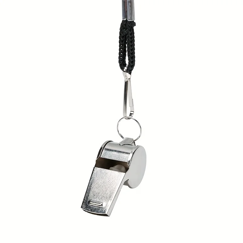 Silbato-de-Metal-de-acero-inoxidable-para-rbitro-deportivo-silbato-de ...