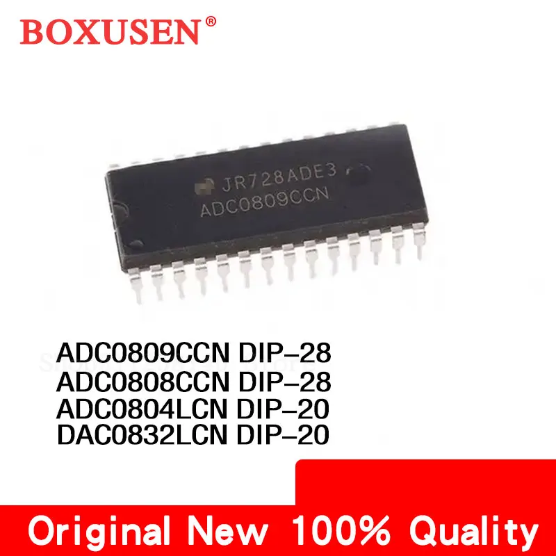 5Pcs-100-New-original-ADC0809CCN-ADC0809-ADC0808CCN-DIP28-DAC0832LCN ...