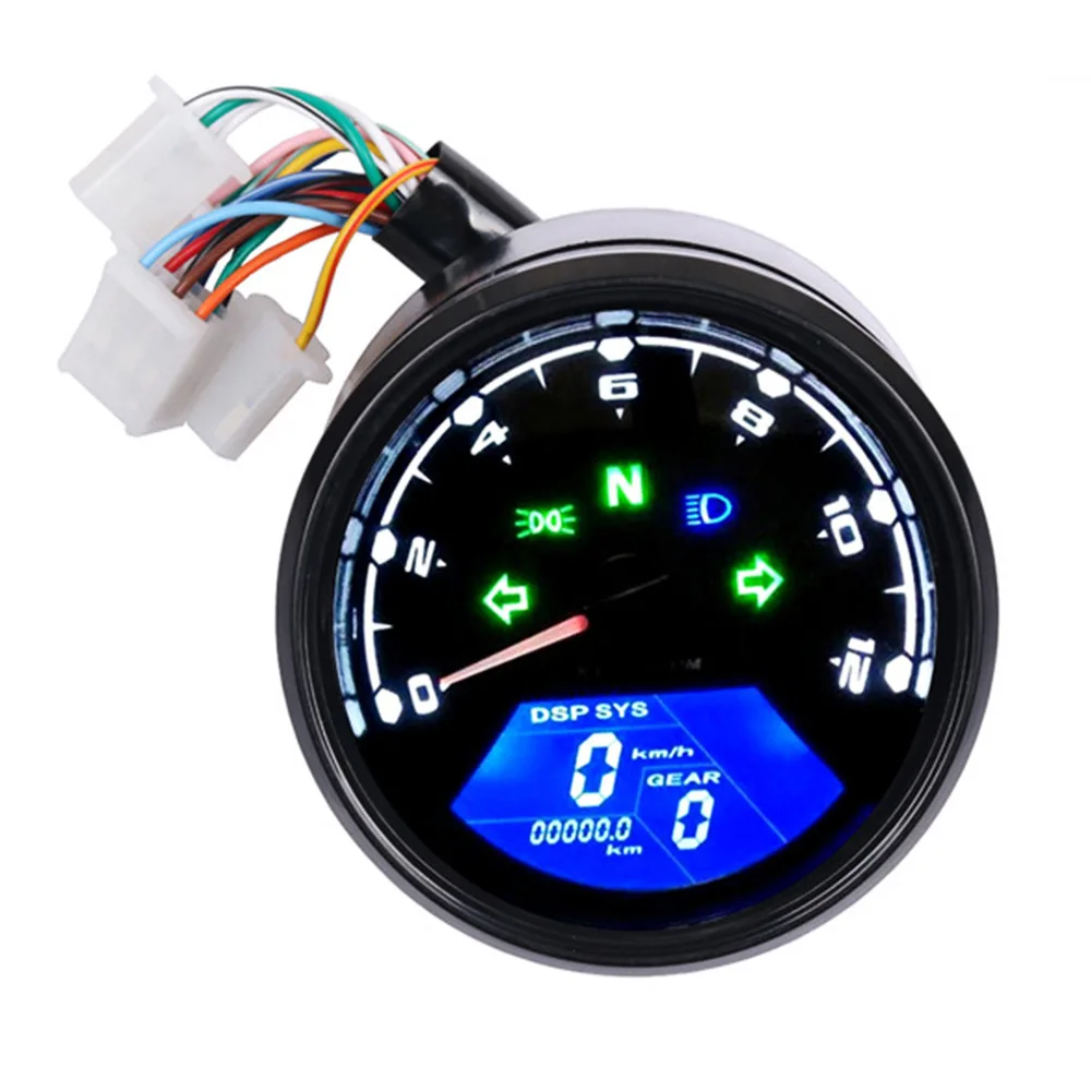 Motorcycle-Speed-Meter-Universal-Digital-Instrument-Panel-Tachometer ...