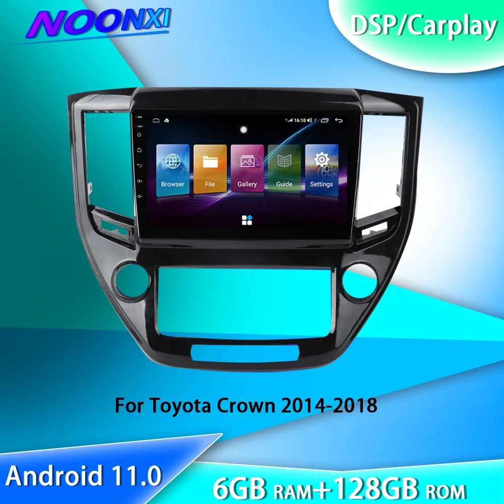 For Toyota Crown 2014 2018 Car Multimedia Player Navigation Video DVD ...