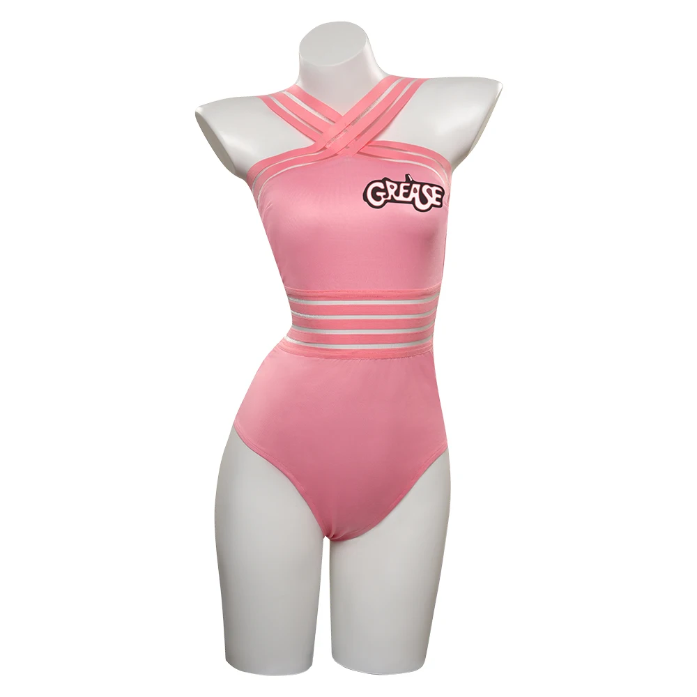 Grease Pink Ladies Cosplay Costume Swimsuit - AllCosplay.com
