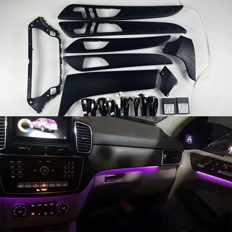 Replace-12-64-Colors-Ambient-Light-For-Mercedes-Benz-GLE-GL-ML-GLS-W166 ...