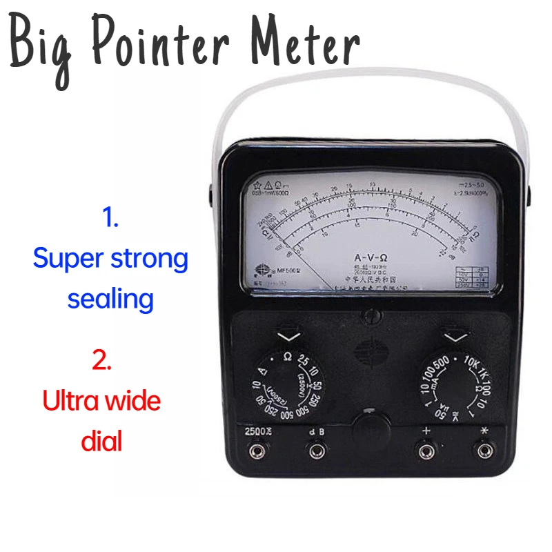 Big-Pointer-Type-Multimeter-MF500-High-Precision-Mechanical-Pointer ...