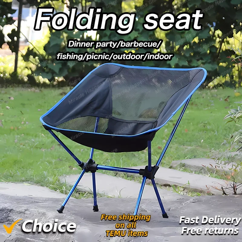 New-Detachable-Portable-Folding-Moon-Chair-Outdoor-Camping-Chairs-Beach ...