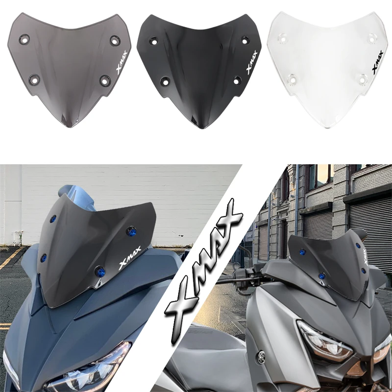 Motorcycle-Sport-Windshield-Viser-Visor-Deflector-WindScreen-For-YAMAHA ...