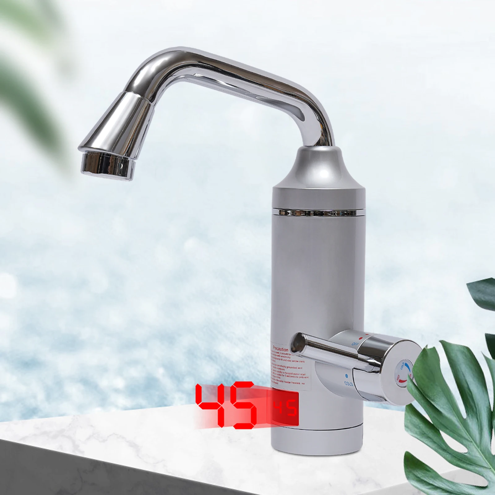 Konyhai Csaptelep Fürdőszoba, Elektromos Csaptelep, 3000 W Pillanatnyi Vízmelegítő Csap Azonnali ...