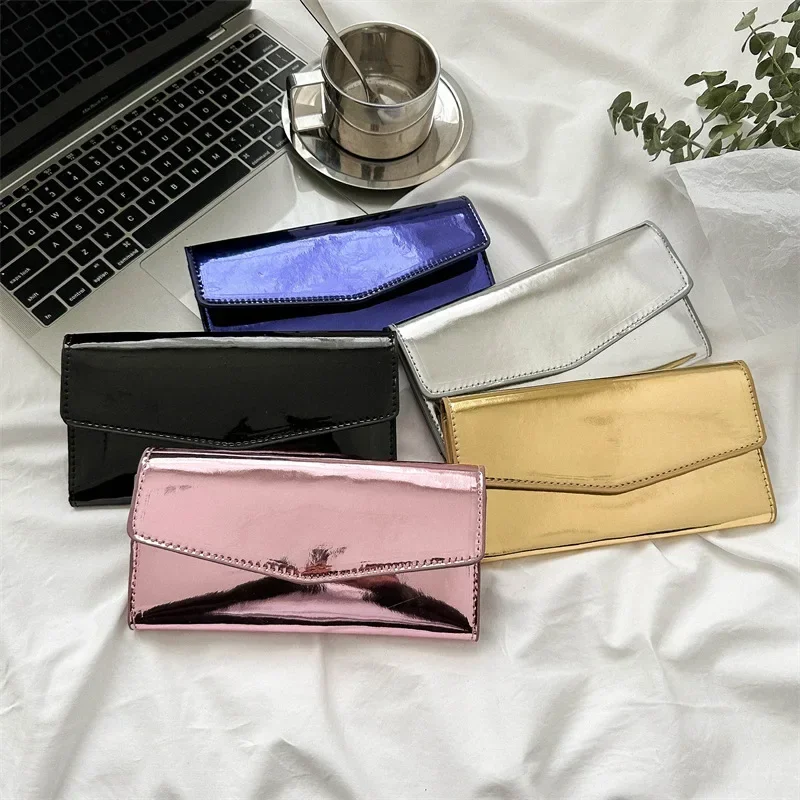 Carteras-largas-de-charol-para-mujer-monederos-monedero-tarjetero ...