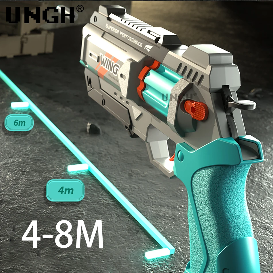 Toy Gun With Shells LBDREXZ Shell-Ejecting Toy Gun With 80 Foam Bullets ...