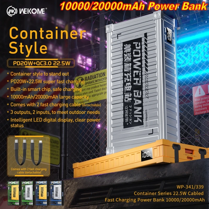 WEKOME-auxiliary-battery-large-capacity-Power-bank-20000mAh-container ...