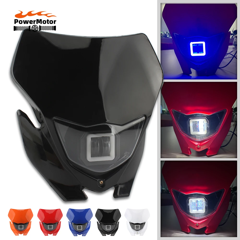 Motocross-Supermoto-Motorcycle-LED-headlight-for-Yamaha-Kawasaki-Suzuki ...