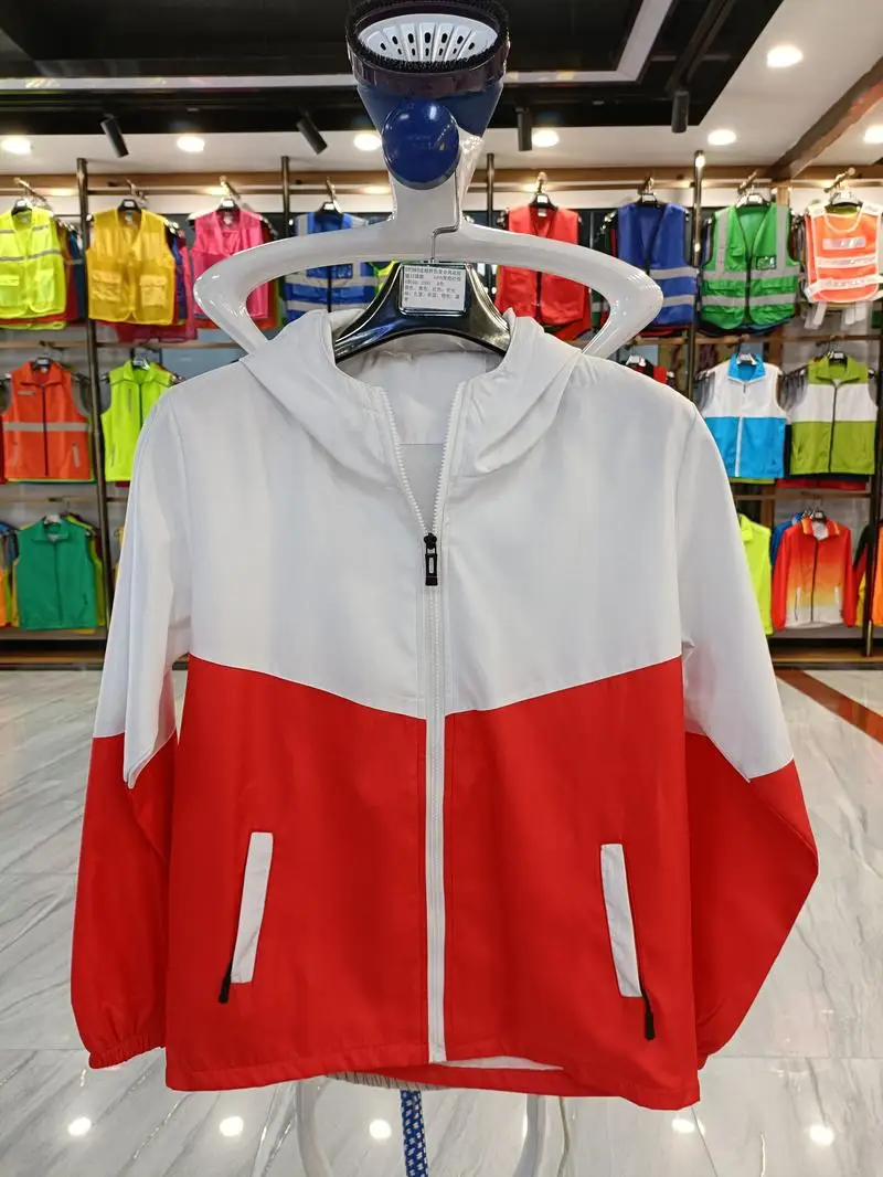 Spring-Autumn-Light-Jacket-Waterproof-Advertised-Team-Group-Activities ...