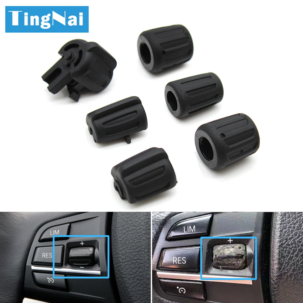 One Pair Car Multi-function Steering Wheel Control Knob Button For BMW ...