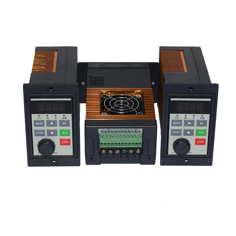 0.75KW 220v Single Phase VFD Frequency Converter Add RS485 Three-Phase Motor Driver MCU Single ...