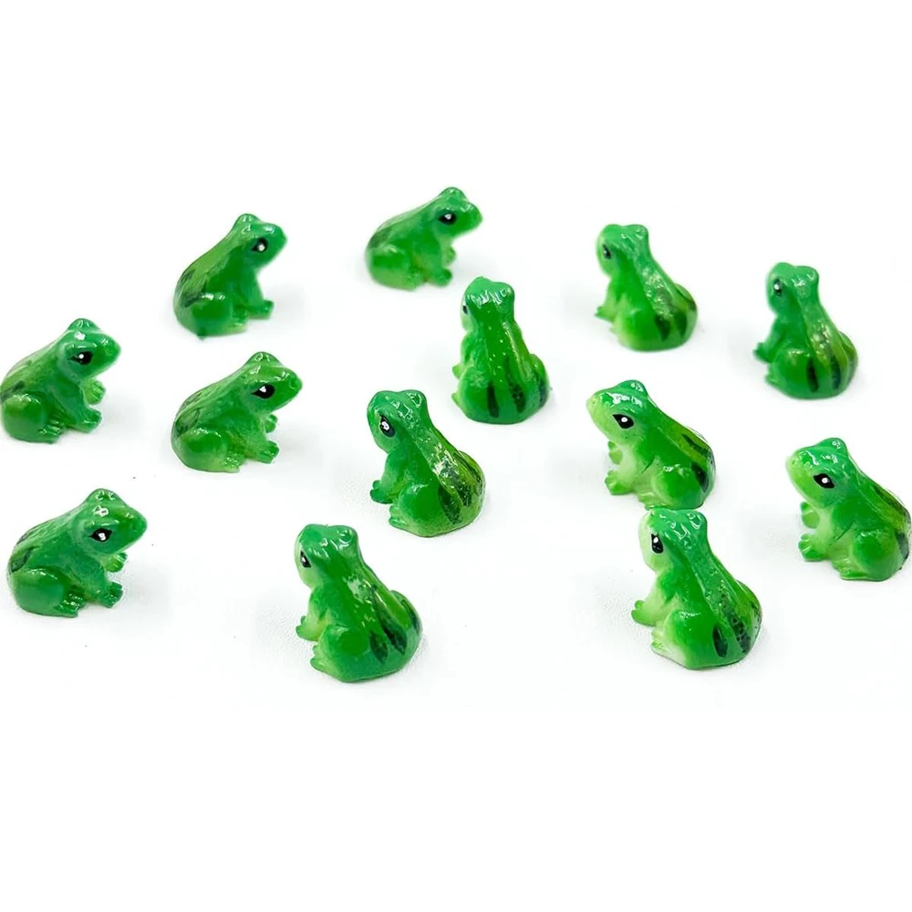 5-10Pcs-Adorable-Mini-Resin-Frogs-Miniatures-Figurines-Animals-Fairy ...