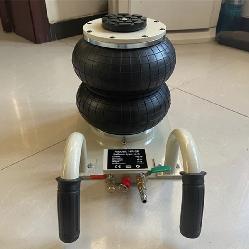 Hr-2b 2.0t Car Lifting Jack Pneumatic Air Jack Double Bag Air Jack Hand ...