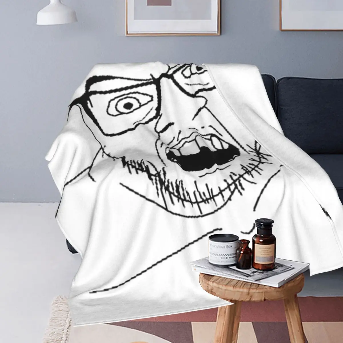 Angry-Soyjak-Blankets-Flannel-Super-Soft-Throw-Blanket-Sofa-Throw ...