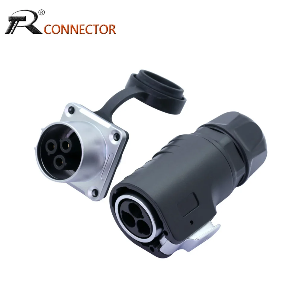 1set-3Pins-Waterproof-Solder-Fast-Plug-XLR-Connector-Panel-Mount-IP67 ...