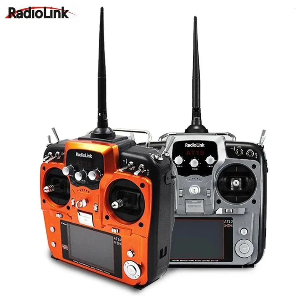 Radiolink at10 ii 12ch rc transmissor receptor r12ds 2.4g dsss & fhss ...