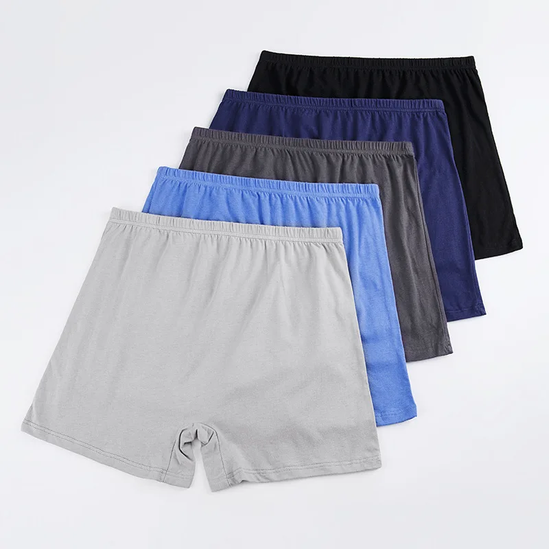 100% Cotton Underwear Loose Boxer Pants Middle aged And Elderly Men's ...