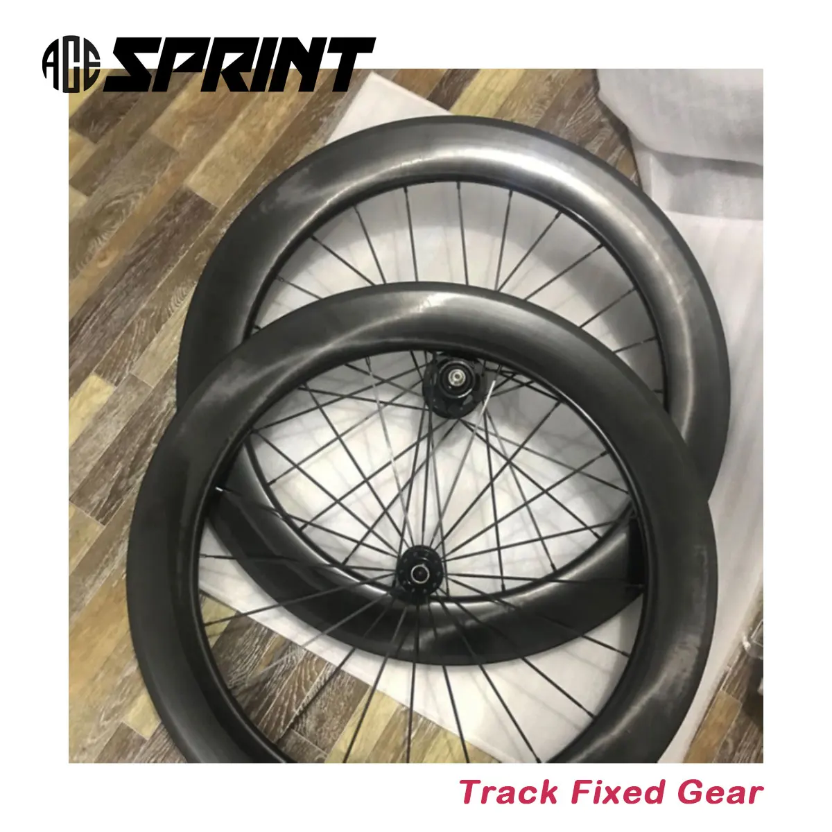 ACESPRINT-Full-Carbon-Road-Bicycle-Wheels-Track-Fixed-Gear-Super-Light ...