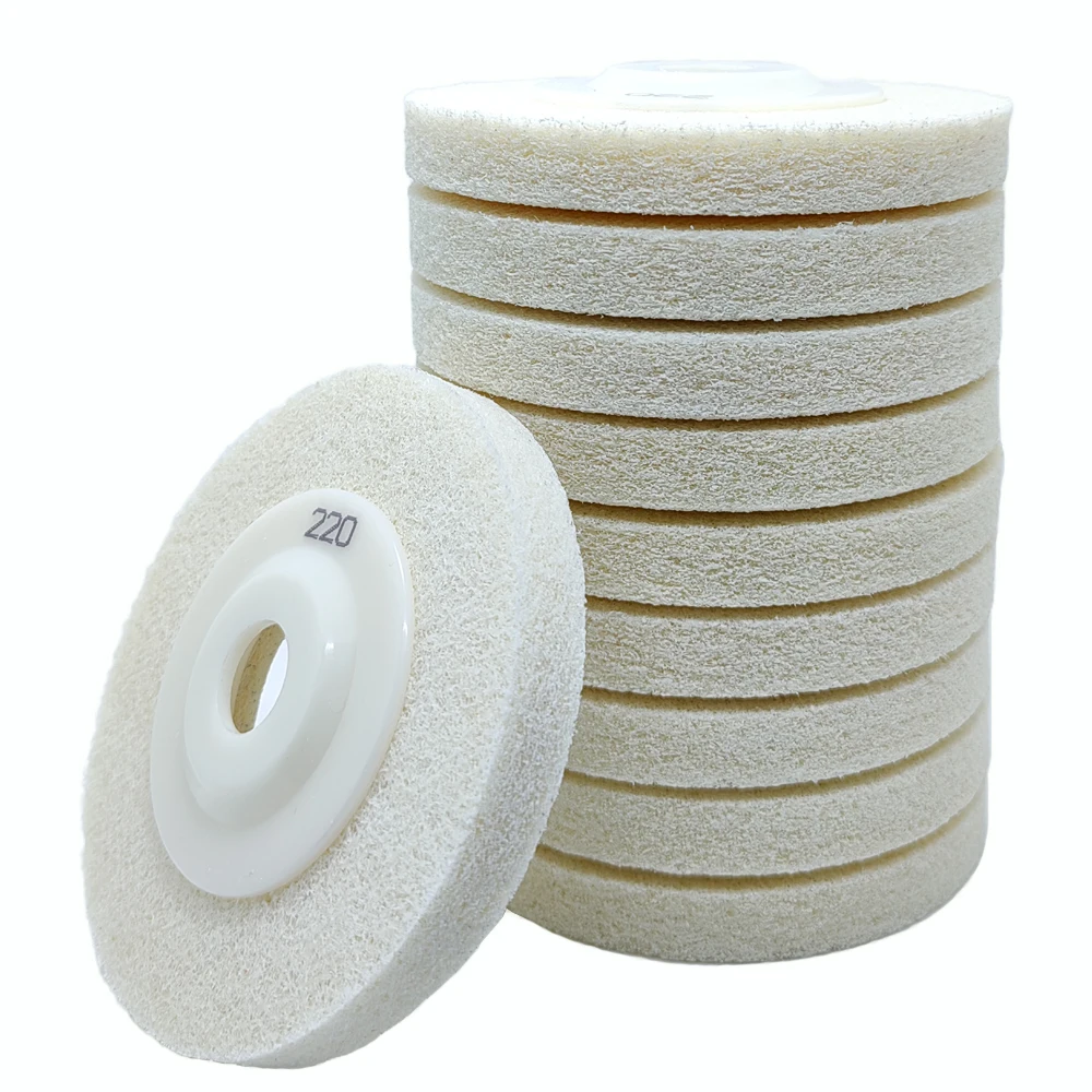 4 Inch 100mm Sponge Fiber Polishing Pad Grit 60-3000 For Stone ...