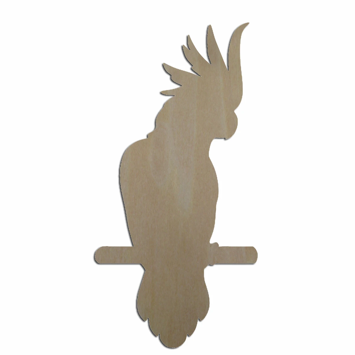 All Sizes Unfinished Laser Cut Blanks Wooden Cockatoo Shape Wood Bird ...