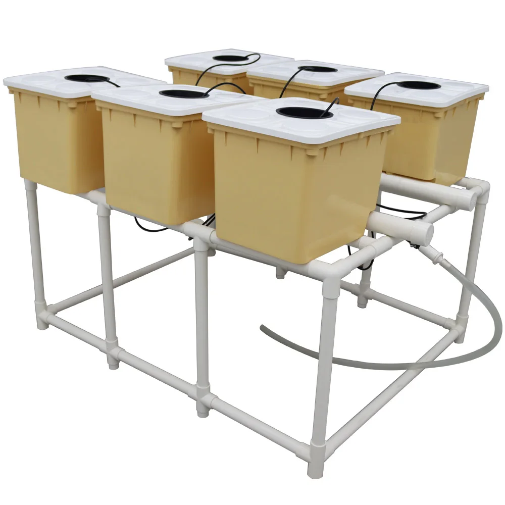 Hydroponic-Dutch-Bucket-Grow-System-6-Box-Plant-Site-Growing-Kit-Garden ...