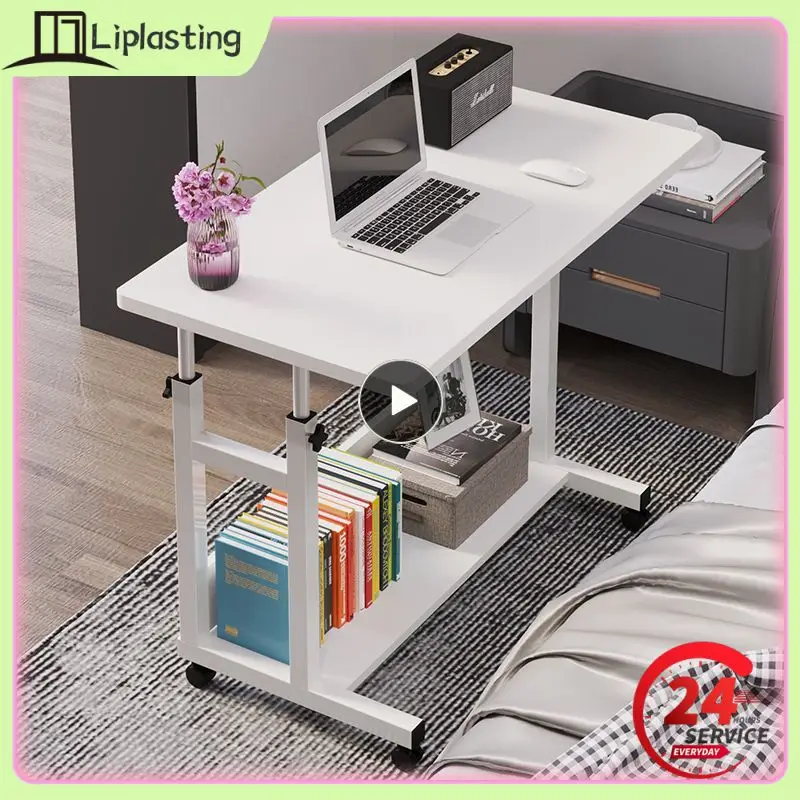 Bedroom-Computer-Desk-Height-Adjustable-Lifting-Laptop-Table-With ...