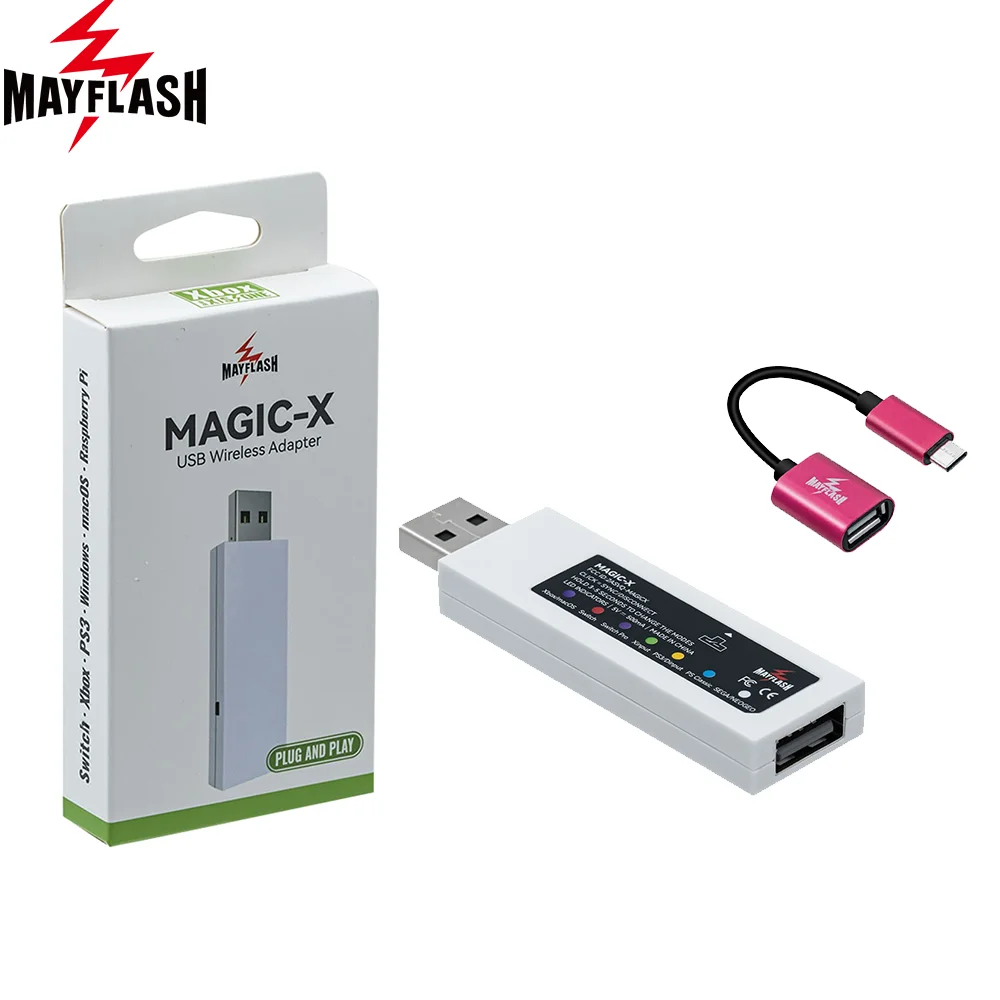 Mayflash-MAGIC-X-Wireless-USB-Controller-Adapter-for-for-PS5-DualSense ...