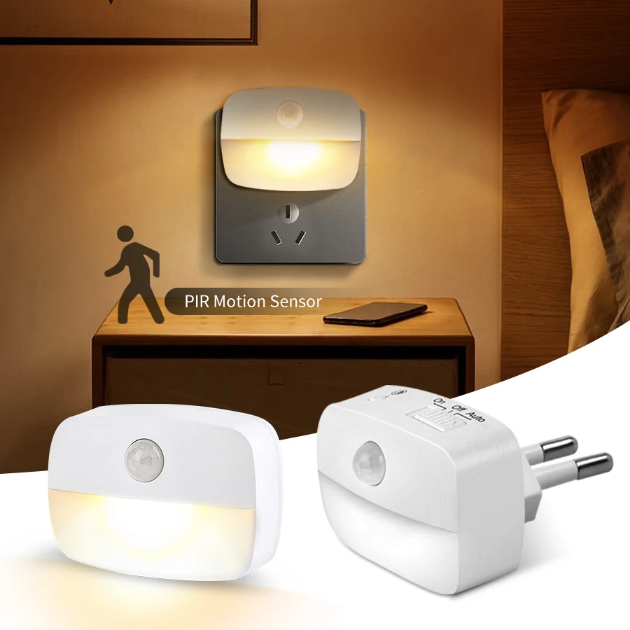 Mini-LED-Night-Light-EU-Plug-In-Smart-Motion-Sensor-Light-220V-Wall ...