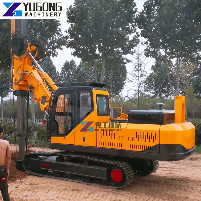 Construction-Mine-Pilling-Rig-20m-Rotary-Drilling-Rigs-Bore-Hole-Pile ...