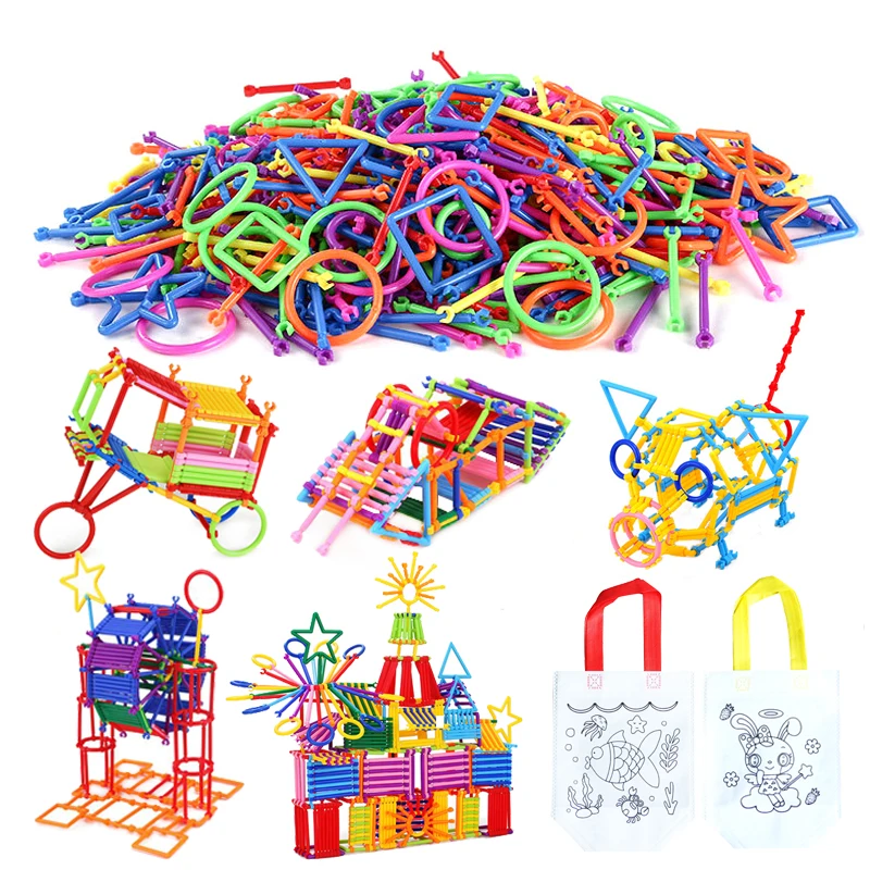 65-120-Assembled-Building-Blocks-DIY-Smart-Stick-Blocks-Imagination ...