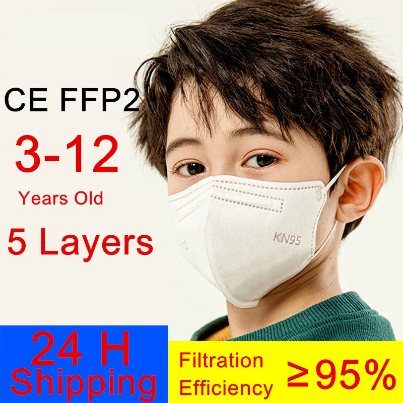 FFP2-KN95-Mascarillas-FFP2-Kid-Mask-5-Layer-Protective-Face-Mask ...
