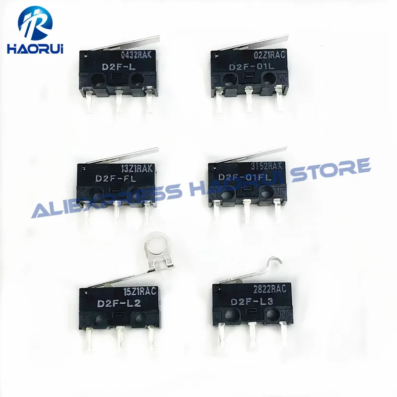 Free Shipping 5Pcs New original D2F Micro Switch D2FC FL NH D2F L D2F 01L D2F FL D2F 01FL D2F L2 ...