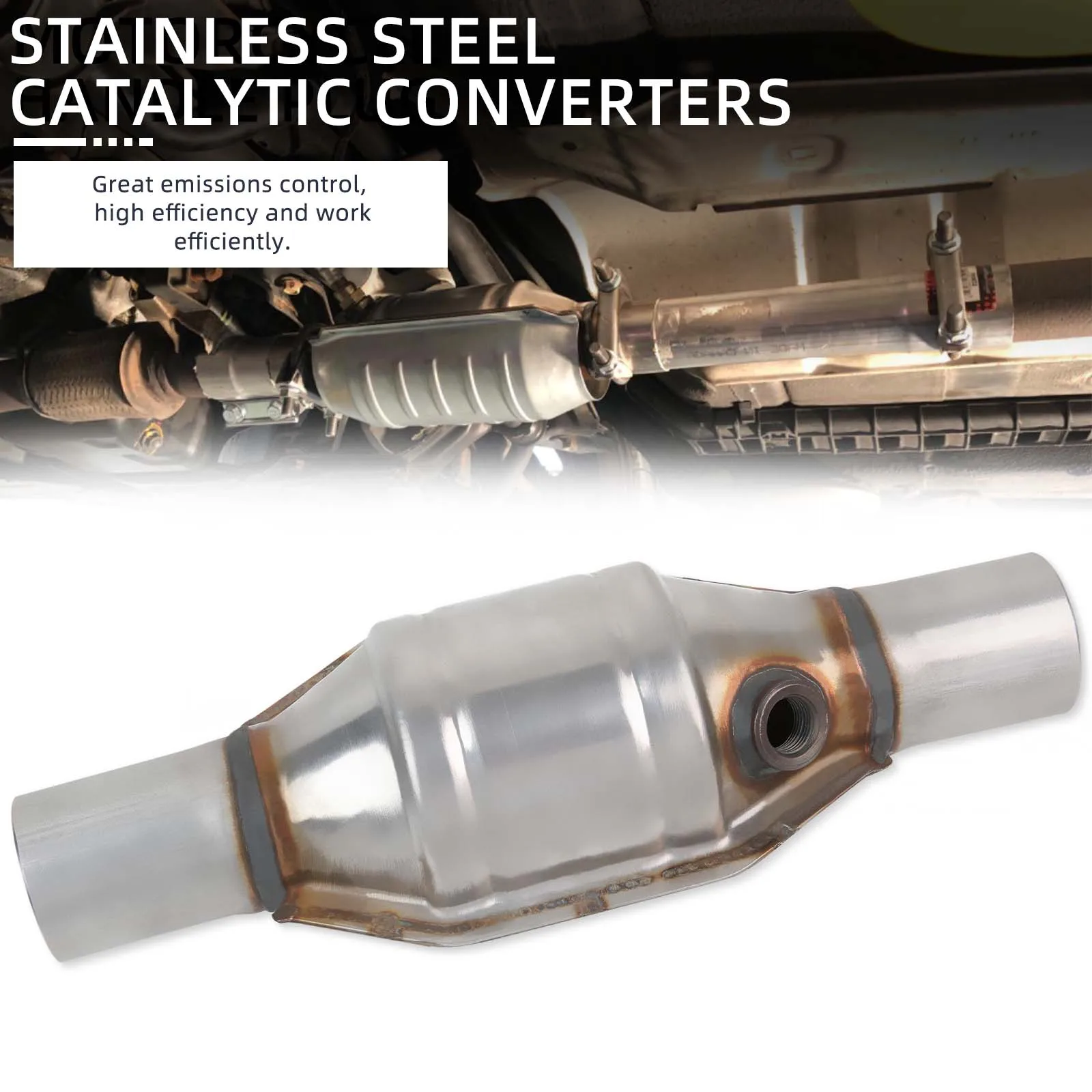 2-Stainless-Steel-Universal-Catalytic-Converter-OBDII-EPA-Stainless ...