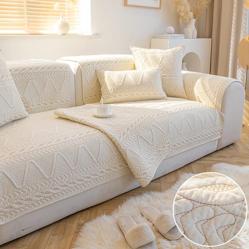 Thick-Quilted-Sofa-Cover-High-Quality-Non-Slip-Cotton-Sofa-Cushion-Sofa ...