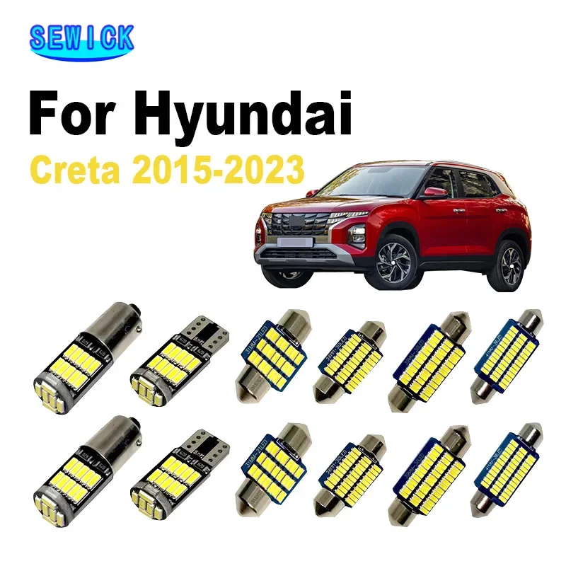 Kit de luz LED Interior para coche, 11 piezas, para Hyundai Creta 2015 ...