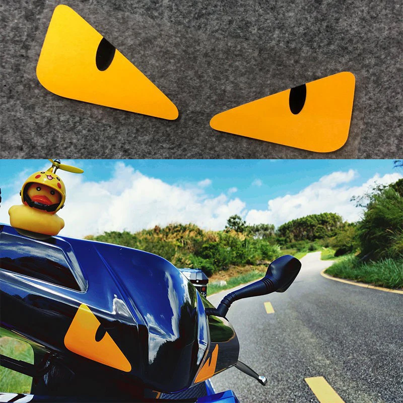 Devil-Eyes-Car-Brake-Light-Stickers-Car-Helmet-Motorcycle-Reflective ...