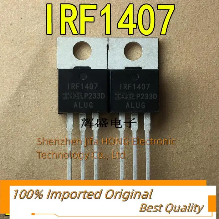MOSFET-canal-N-IRF1407-IRF1407PBF-IR-TO-220-130A-75V-meilleure-qualit ...