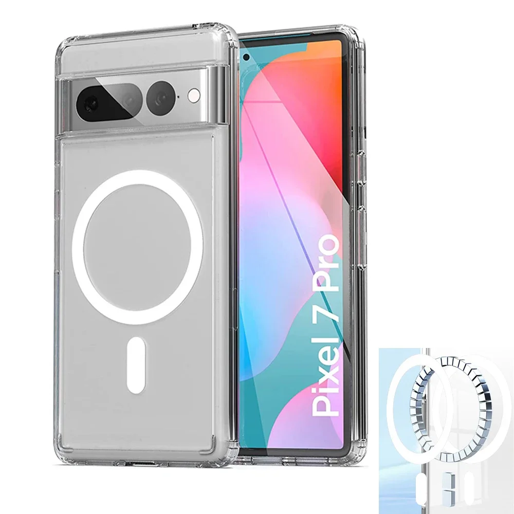 Transparent-Phone-Case-For-Google-Pixel-6-Pro-6a-Clear-Shockproof ...