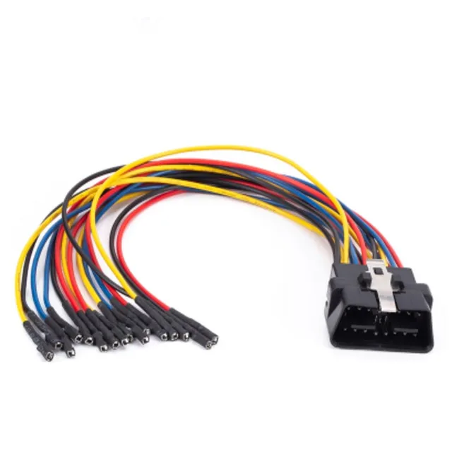 Car OBD2 Male 16Pin Welding free Terminal Male OBD 4Pin Can Line DIY ...