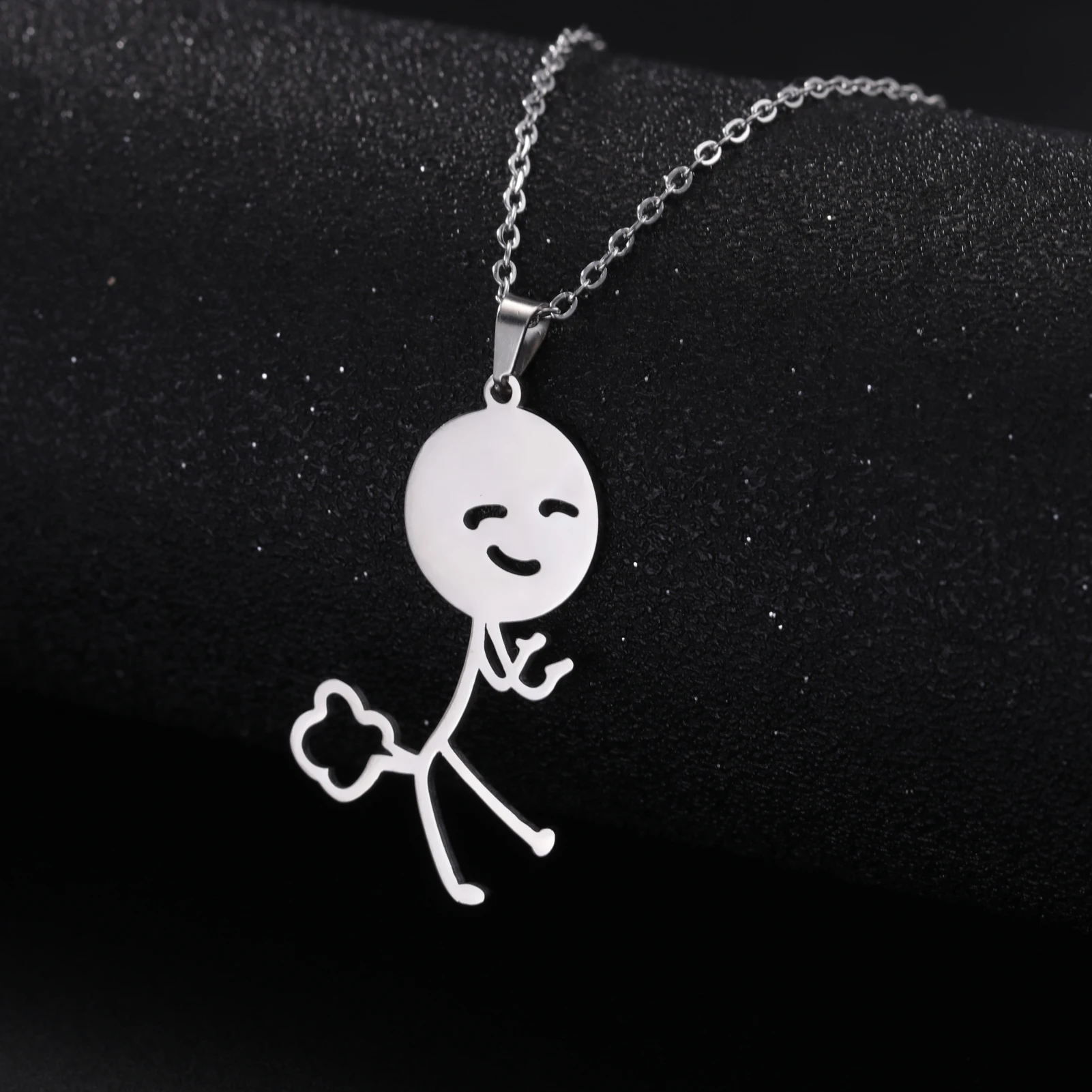 Teamer-Funny-Farting-Stickman-Necklaces-For-Women-Men-Fashion-Hip-Hop ...