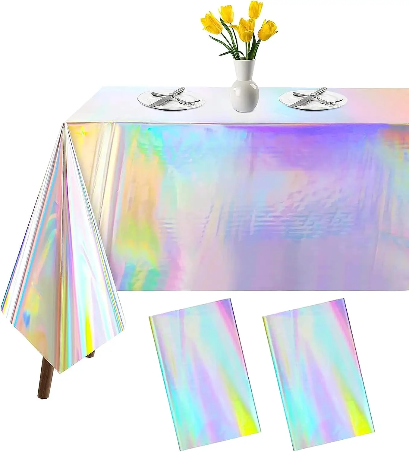 Aluminum-Foil-Laser-Rainbow-Tablecloth-Shiny-Disposable-Tablecloth ...