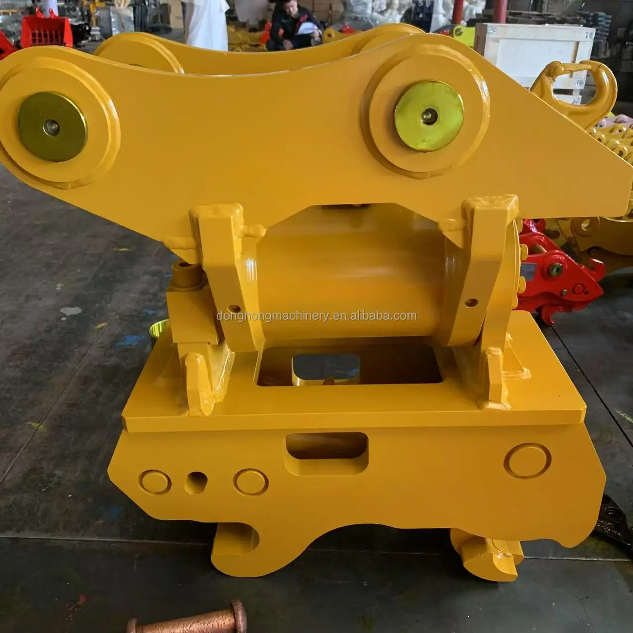 DHG Heavy Duty Excavator Tilt Quick Hitch Coupler With 80mm Pin For 35 ...