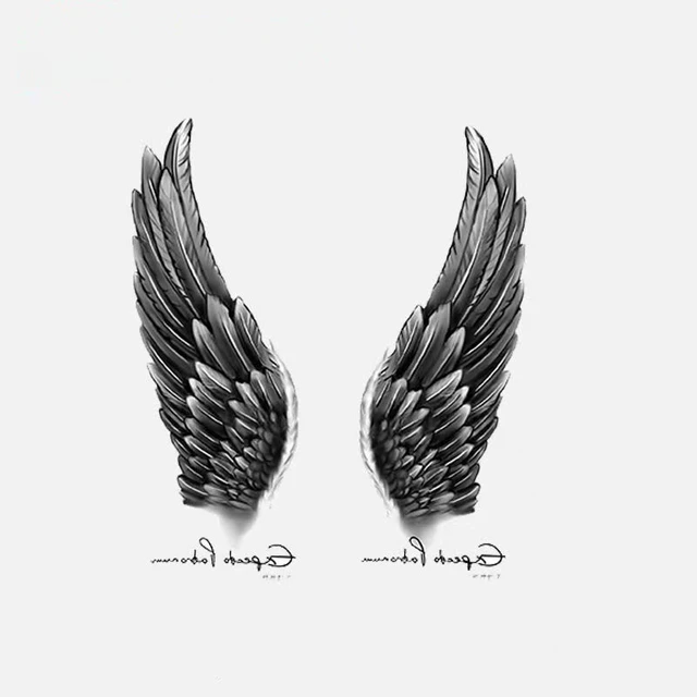 Angel Demon Reflection Tattoo