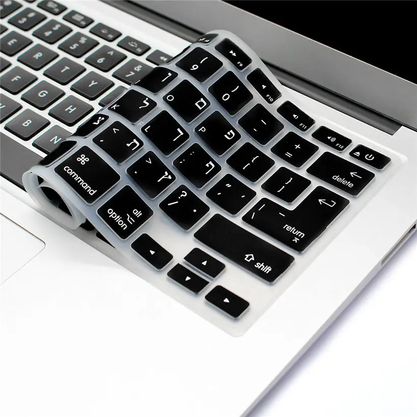 Universal Hebrew Keyboard Cover for Macbook Air 13 A1466 Pro Retina 13 ...